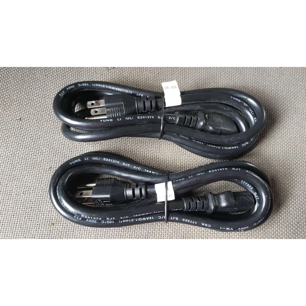 含稅 Yung Li 全新 3P電源線 16AWG 1.31mm 300V 13A 125V 電源供應線 01V588 | 蝦皮購物