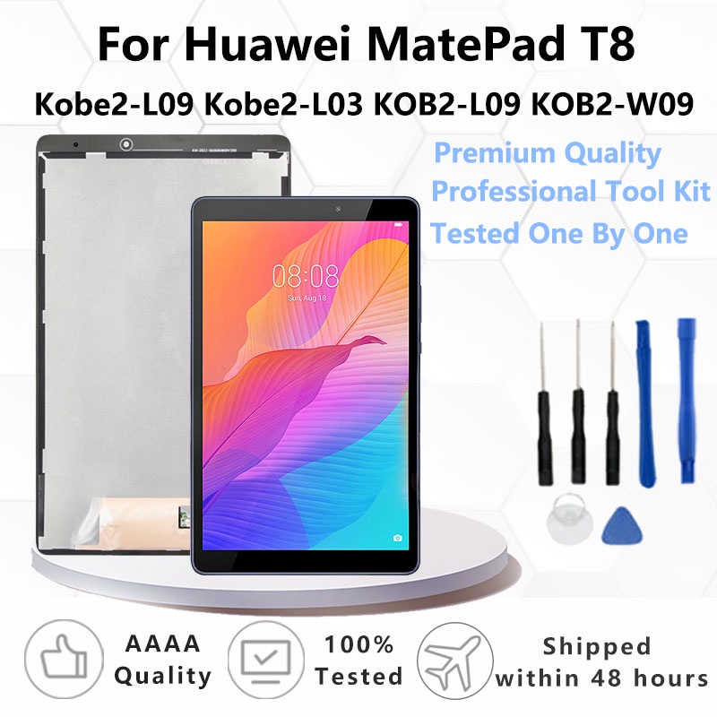 適用於華為 Matepad T8 Kobe2-L09 Kobe2-L03 KOB2-L09 KOB2-W09 組裝觸摸數 | 蝦皮購物