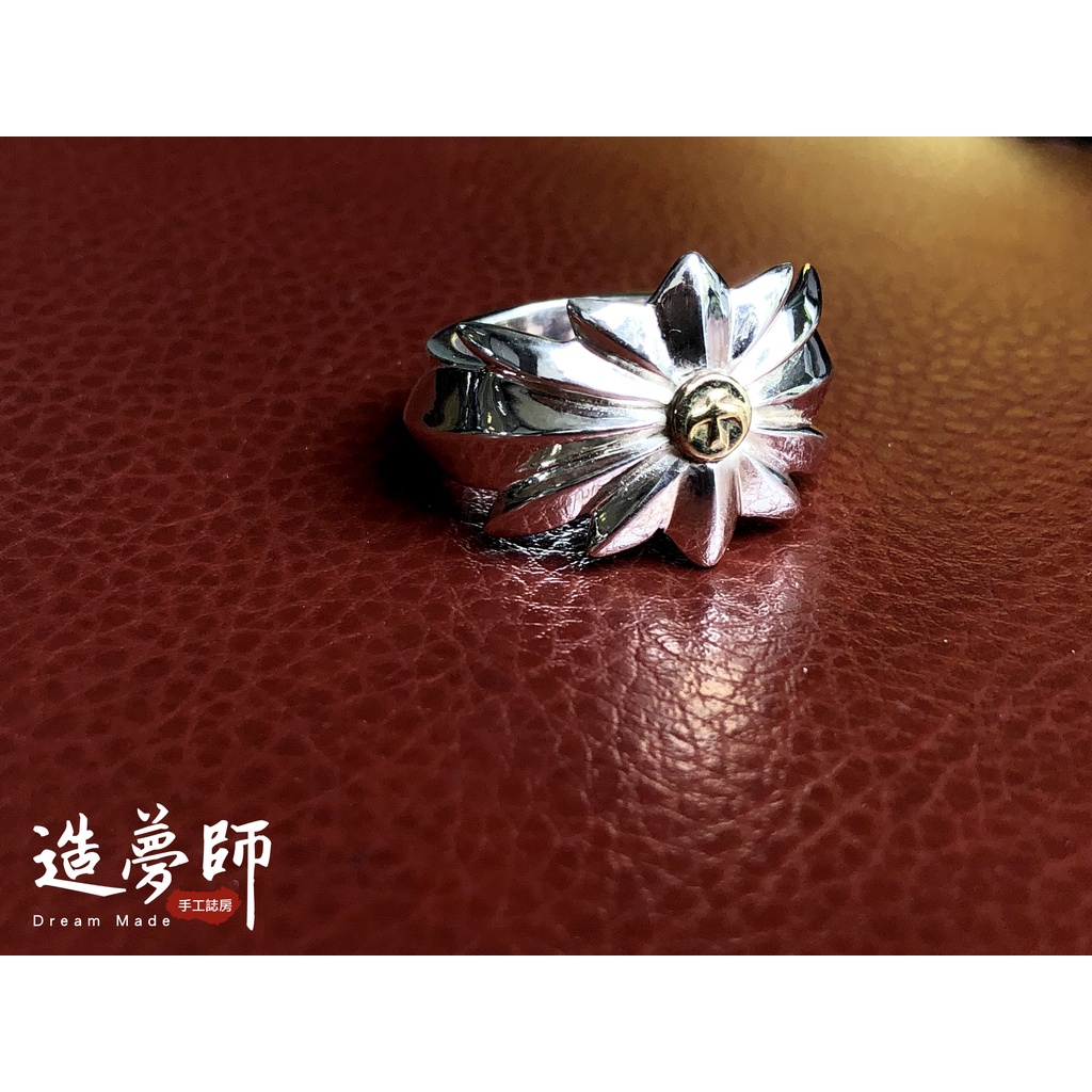 造夢師 手工訂製【Goro's 高橋吾郎】【復刻】點金荊棘 925純銀 平打戒指/銀飾 | 蝦皮購物