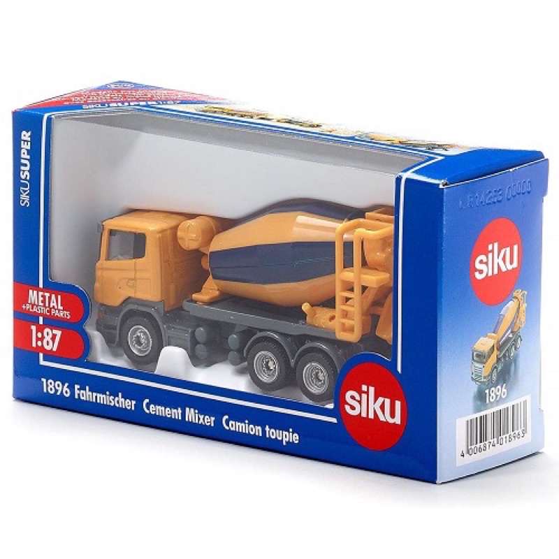 全新 siku 1896 水泥車Mixer truck 合金 1:87 模型車 卡車 | 蝦皮購物