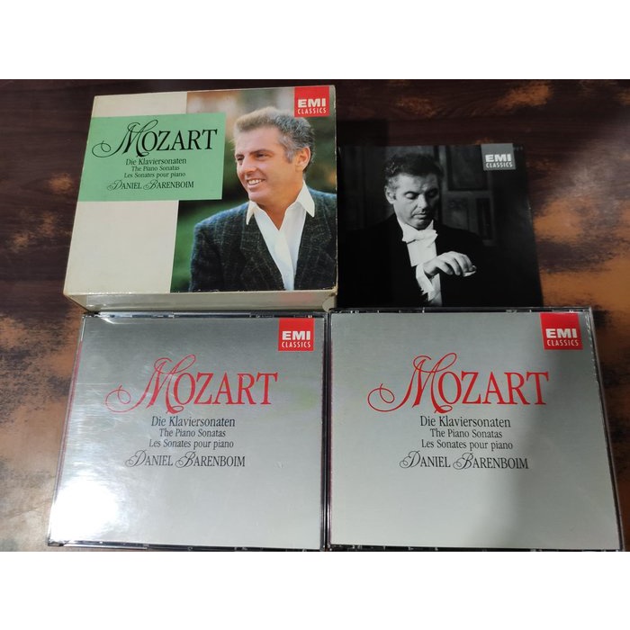 文本齋 Barenboim 巴倫波因 Mozart 莫札特 鋼琴奏鳴曲集 5CD EMI | 蝦皮購物