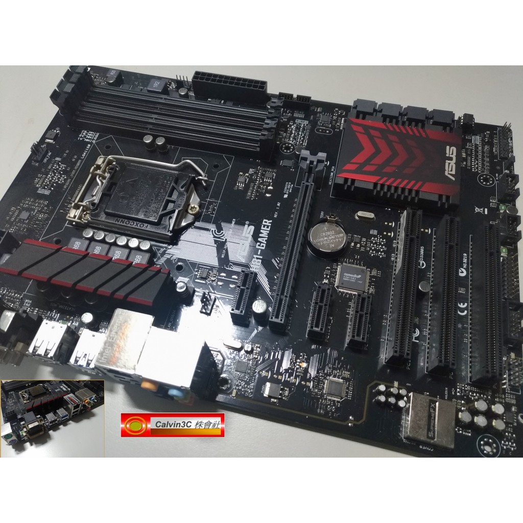 電競版 華碩 H81-GAMER 1150腳位 內建顯示 Intel H81晶片 4組SATA3 4組DDR3 光纎輸出 | 蝦皮購物