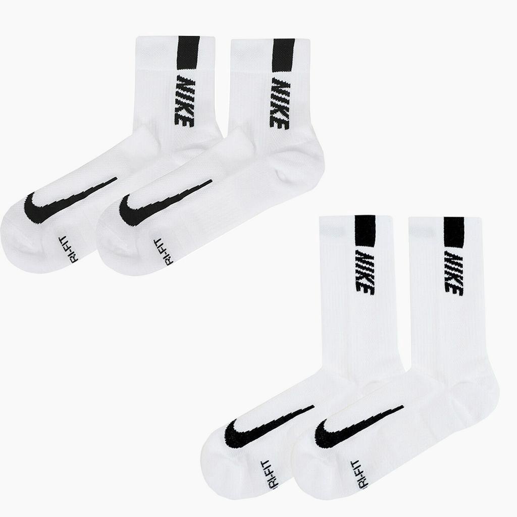 [歐鉉]NIKE DRY 白色 兩雙一組 字樣LOGO 中筒襪 長襪 SX7556-100 SX7557-100 | 蝦皮購物
