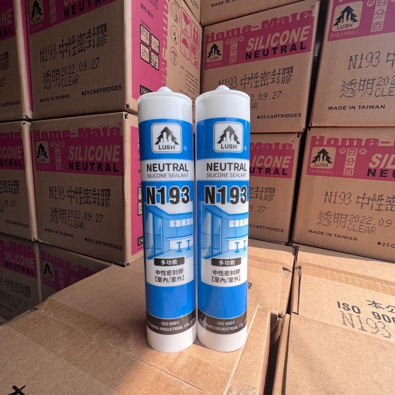 樹牌 LUSH 矽利康 一箱/25支 N193 193 300ml 足量 中性 樹牌矽利康 中性矽利康 | 蝦皮購物