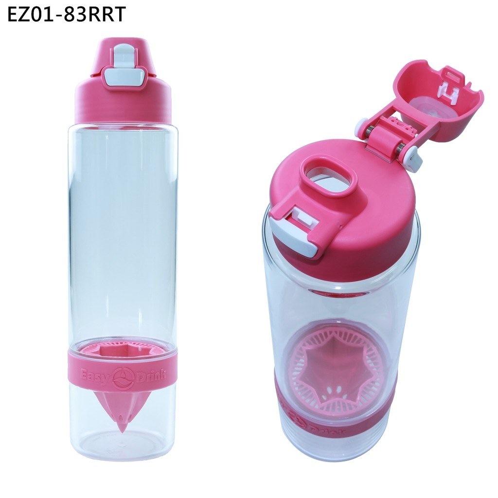 台灣製造 Easy Drink 830ml 檸檬瓶 果汁瓶 簡單操作 彈跳蓋 自己動手做果汁 | 蝦皮購物