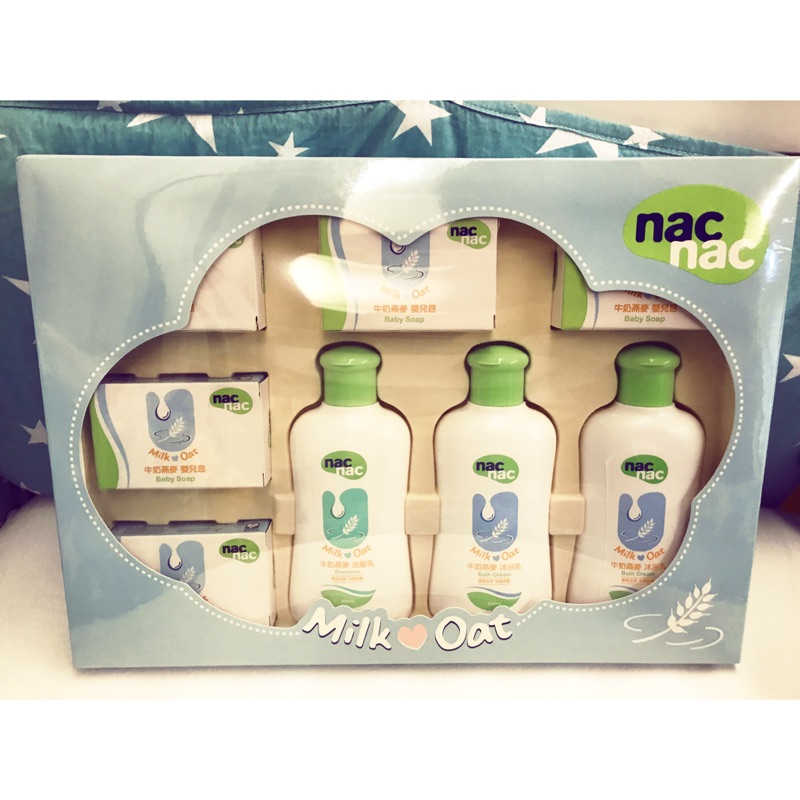 Nacnac牛奶燕麥沐浴禮盒 | 蝦皮購物