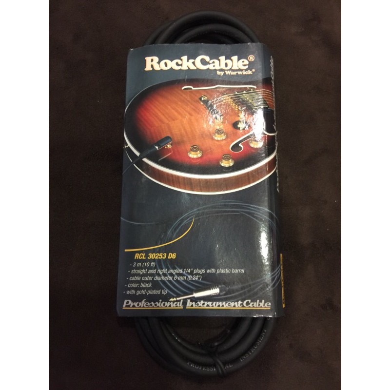[Mi085] RockCable RCL 30253 D6 / 3m (10 ft) 導線 | 蝦皮購物