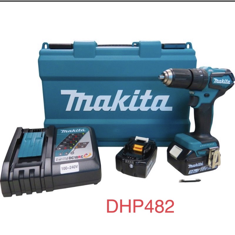 含税 DHP482 482Z 18V 充電式震動電鑽 台灣公司貨 Makita牧田 | 蝦皮購物