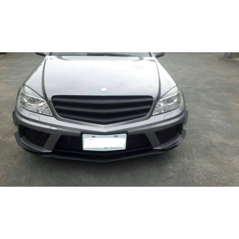 賓士 W204 C3OO 前期 BLACK 款式 前保桿+側裙+後保桿 素材價格 | 蝦皮購物