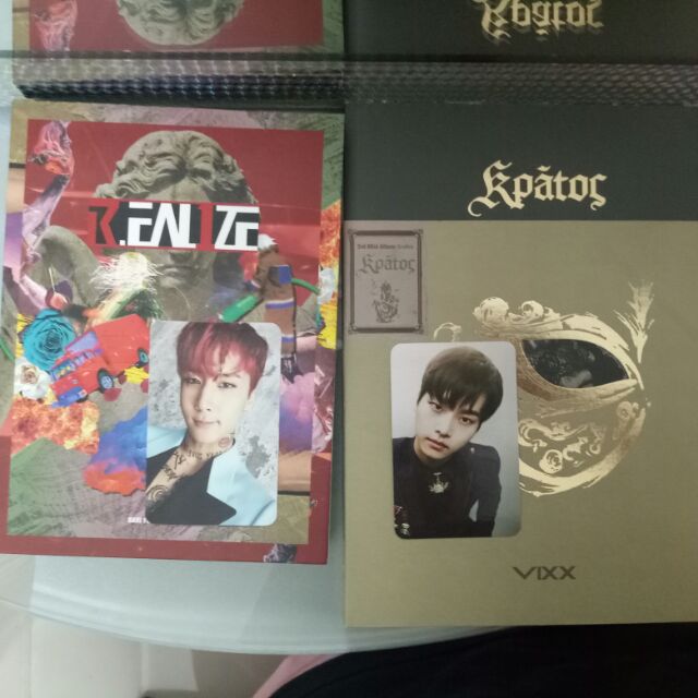 VIXX 專輯 Ravi 第一張個人迷你專輯 &第三張迷你專輯 KRATOS「請勿直接下單，有需要先聊聊」 | 蝦皮購物