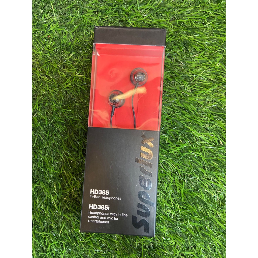 【傑夫樂器行】 Superlux HD-385 金屬質感入耳式 耳塞式 耳道式 耳機 附收納袋 HD385 | 蝦皮購物