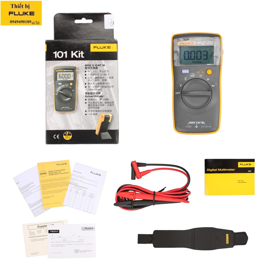 Fluke 101 KIT Fluke 101 萬用錶帶智能錶帶 Tpak | 蝦皮購物