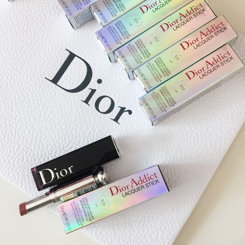 現貨★全新/Dior 迪奧癮誘超模漆光唇釉 #512 HIT 日本限定色 杏仁奶茶色/土色 唇膏 | 蝦皮購物