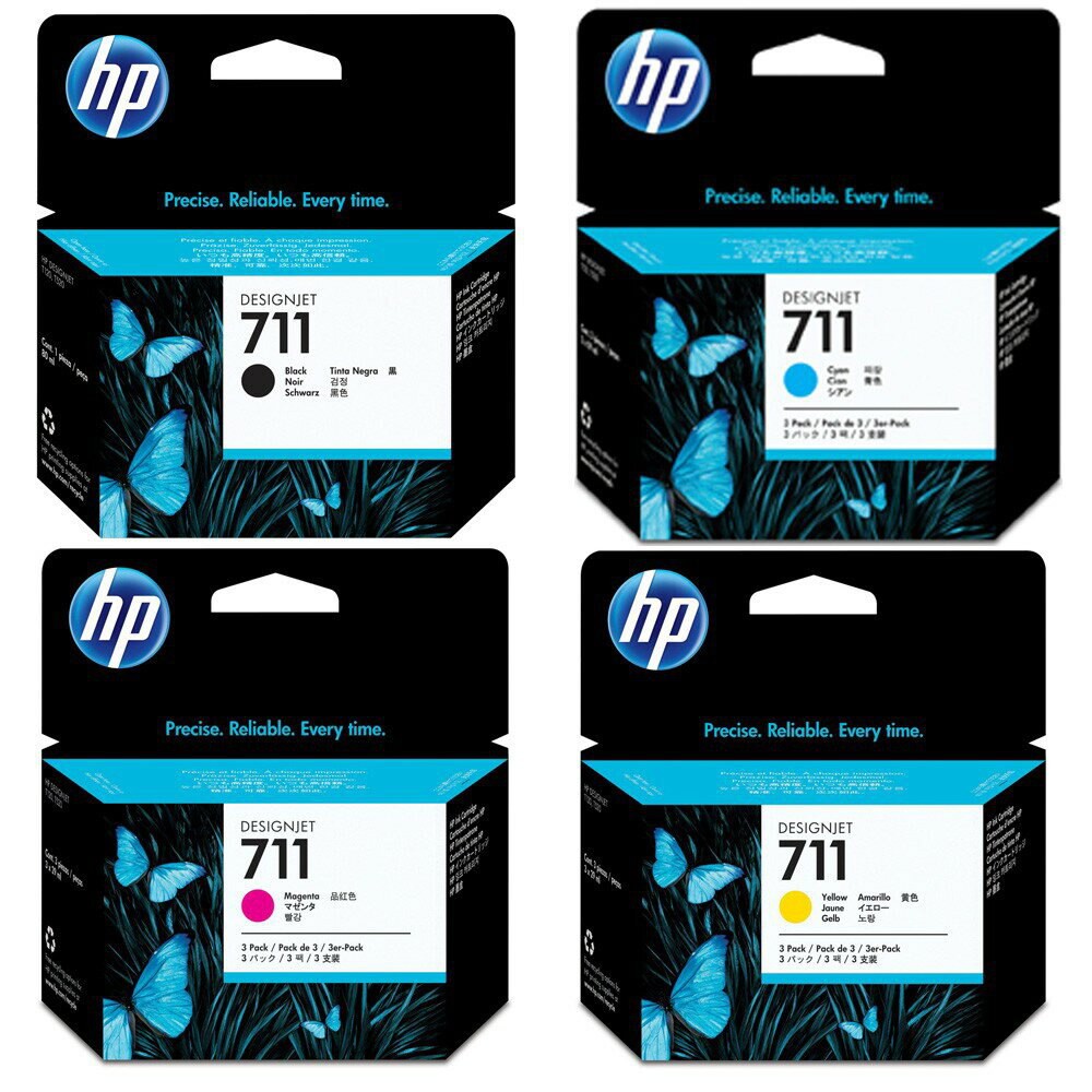 HP NO.711 原廠墨水匣大供墨 CZ133A/3WX01A∣CZ134A∣CZ135A∣CZ136A | 蝦皮購物