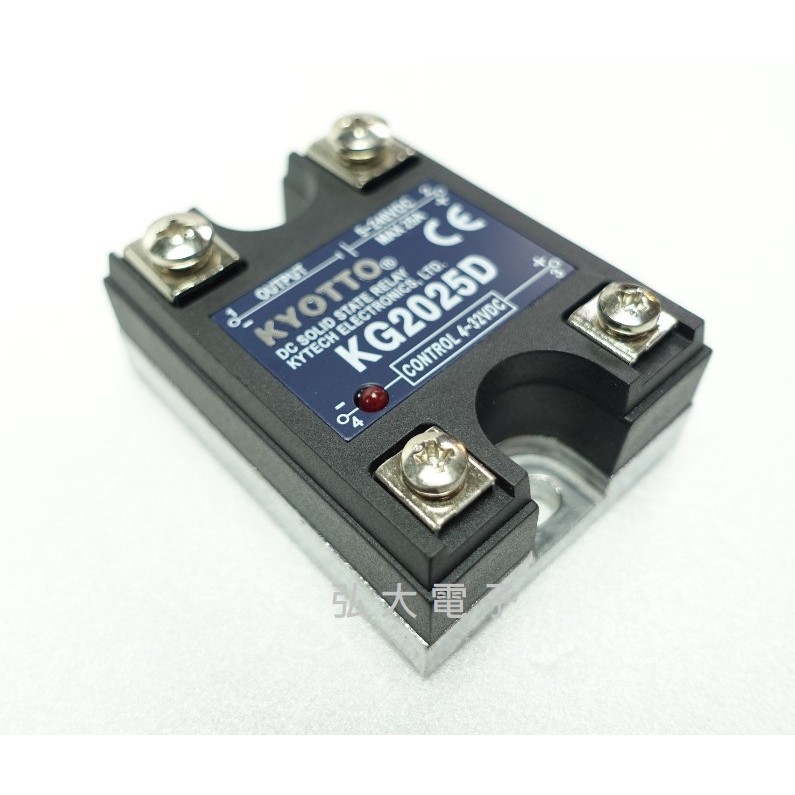 【弘宙】KYOTTO SSR KG20 固態繼電器 (DC-DC) 5-240VDC 10A~75A | 蝦皮購物