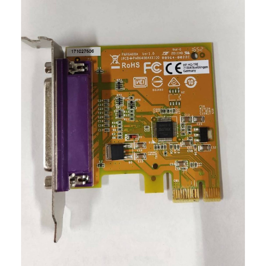 HP PCI-1轉LPT1介面卡短版/ Hp 600 G2/700 G1/800G1 等小型電腦用 二手良品 | 蝦皮購物