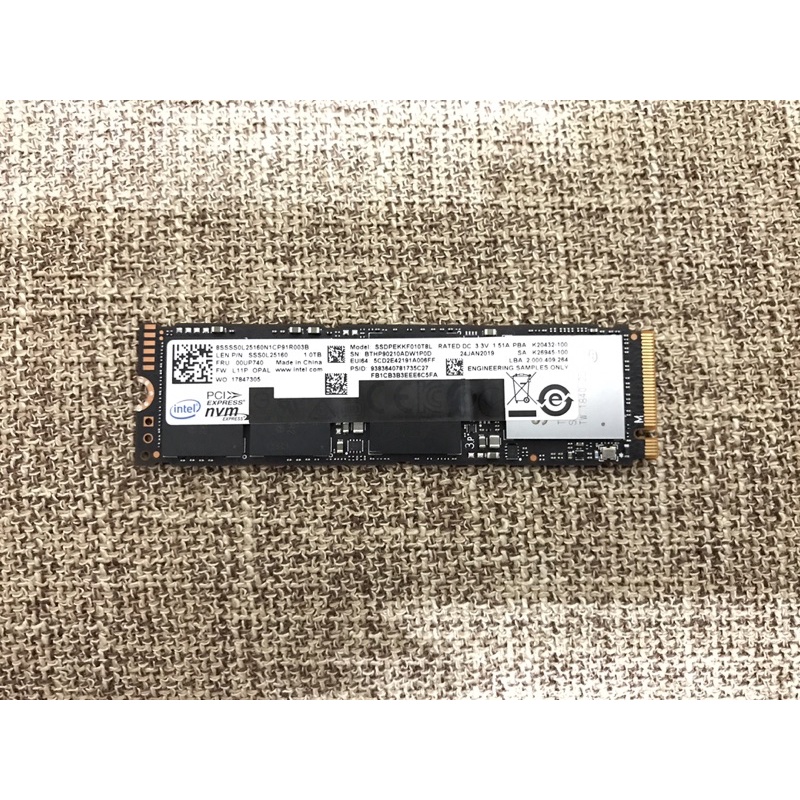 Intel 7600p 1TB PCIe3.0 NVMe M.2 SSD 2280 同 760p | 蝦皮購物
