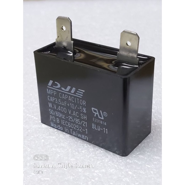 電容 3.5uF 400V AC 台製 運轉電容 啟動電容器 馬達啟動電容器 *訂單最低出貨金額50元(不含運費) | 蝦皮購物