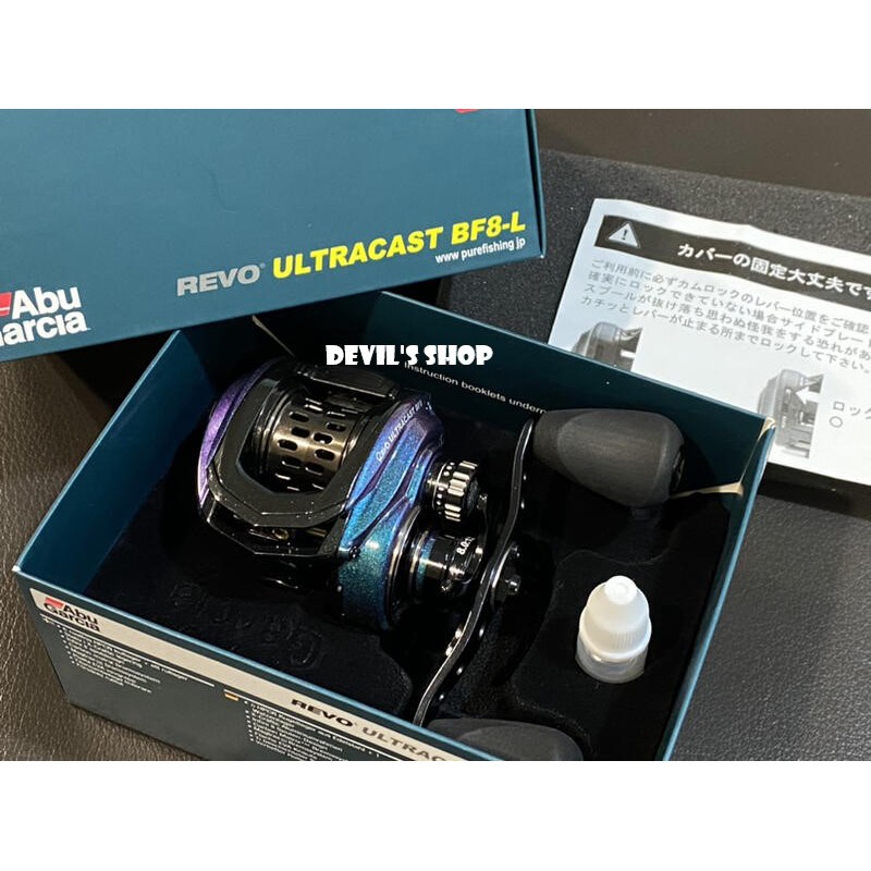 Abu Garcia REVO ULTRACAST BF8-L 高齒比淡海水微拋 新款雙軸捲線器 左手版 | 蝦皮購物