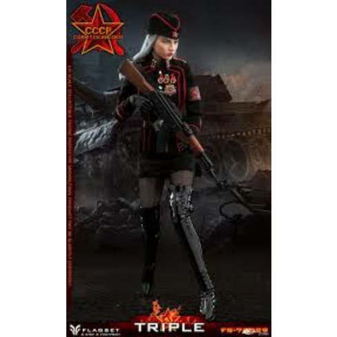 FLAGSET FS73029 1/6比例 紅色預警 蘇聯女軍官 喀秋莎 | 蝦皮購物