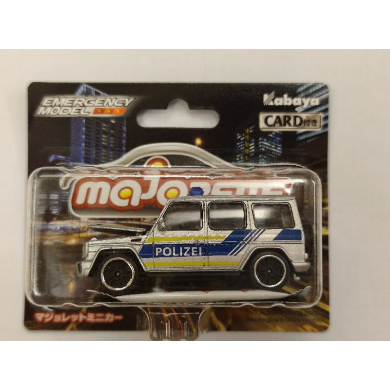 稀有 majorette 美捷輪 日本卡 賓士 Mercedes-Benz AMG G63 POLIZEI car式樣 | 蝦皮購物