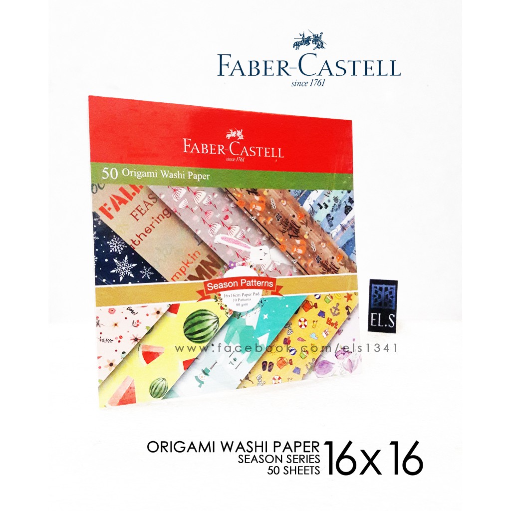 Faber Castell Origami Washi Paper Season | 蝦皮購物