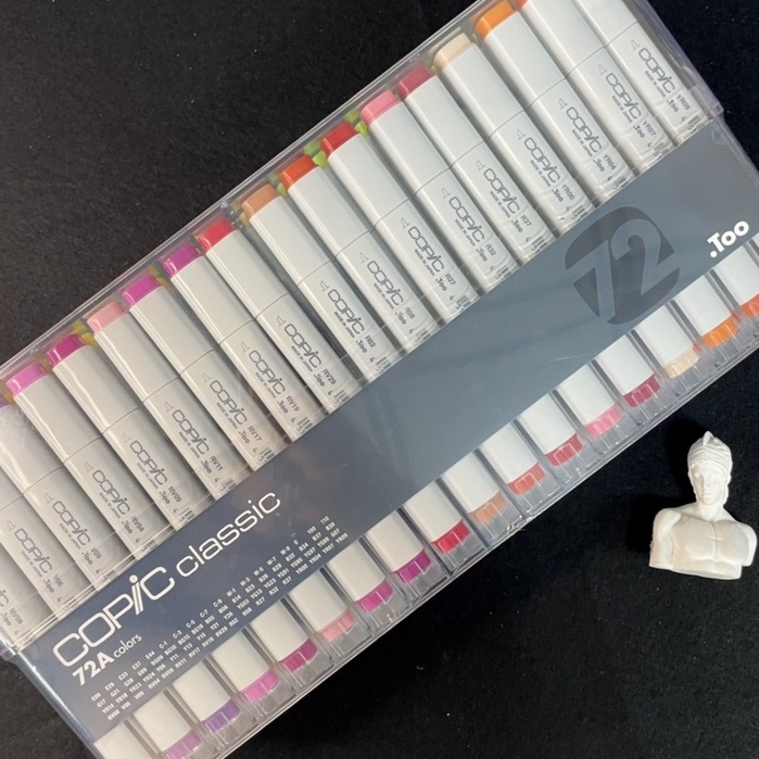 『ZSARTSHOP』日本 Copic classic一代麥克筆 專業手繪設計 72色 A色系 單盒 附手提盒 | 蝦皮購物