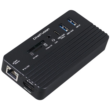 (可詢問訂購)DigiFusion伽利略 CM073 USB Type-C M.2 雙規 10 in 1硬碟擴充盒 | 蝦皮購物