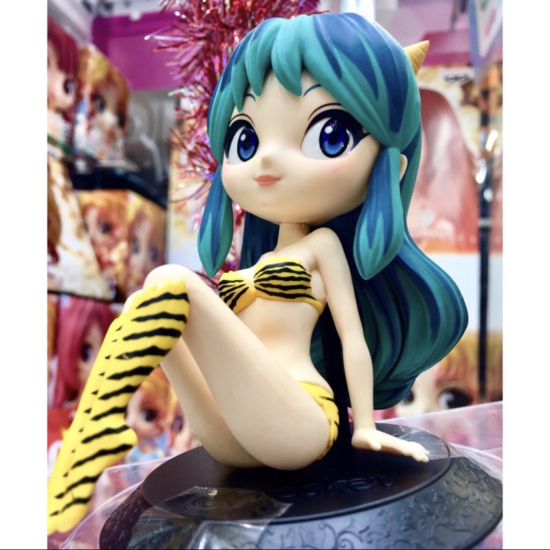 ★瘋狂牛牛★正版 Qposket 福星小子 LUM 拉姆 高橋留美子 坐姿 40週年 公仔 景品 Q posket | 蝦皮購物