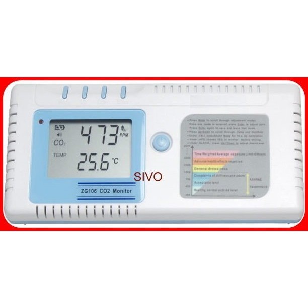 二氧化碳偵測器 ZG-106 CO2 監測儀 二氧化碳 居家安全 健康守護神 | 蝦皮購物