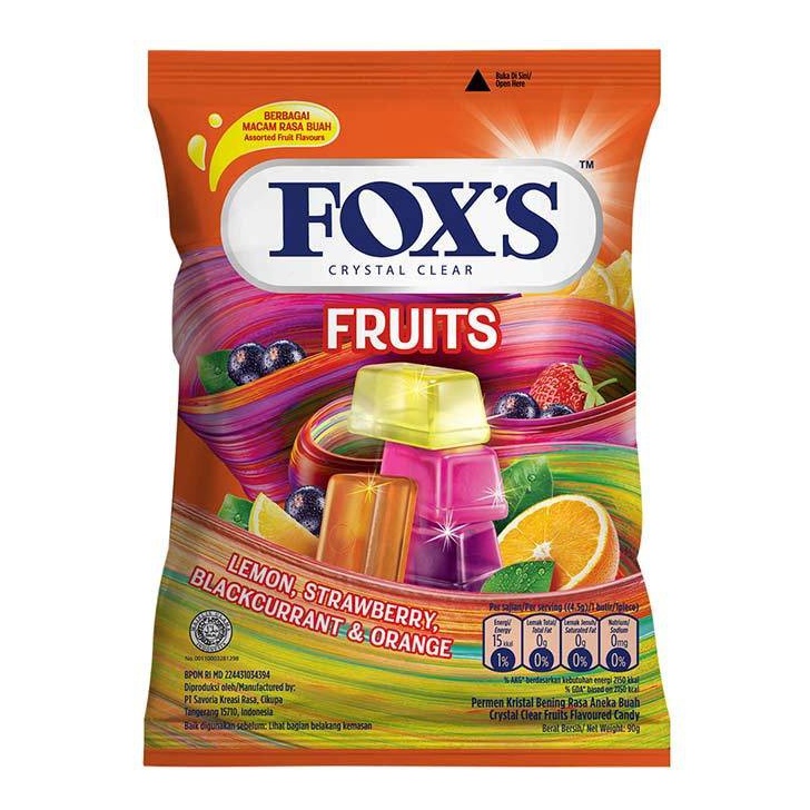 【INDOGO】印尼 FOX'S Fruits Candy Permen FOX Rasa Buah 糖果 | 蝦皮購物