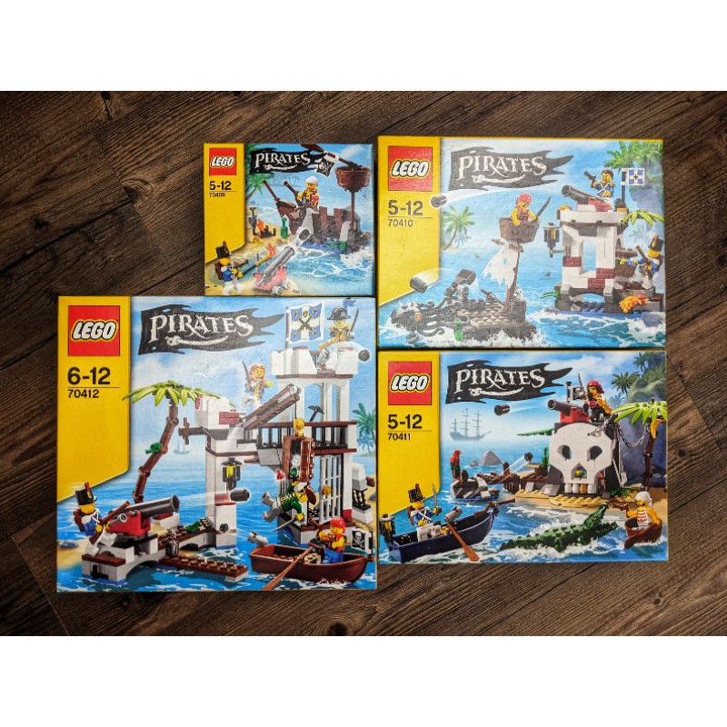 [絕版限量完美品] Lego 70409, 70410, 70411, 70412, 70413 經典2015海盜大全套 | 蝦皮購物