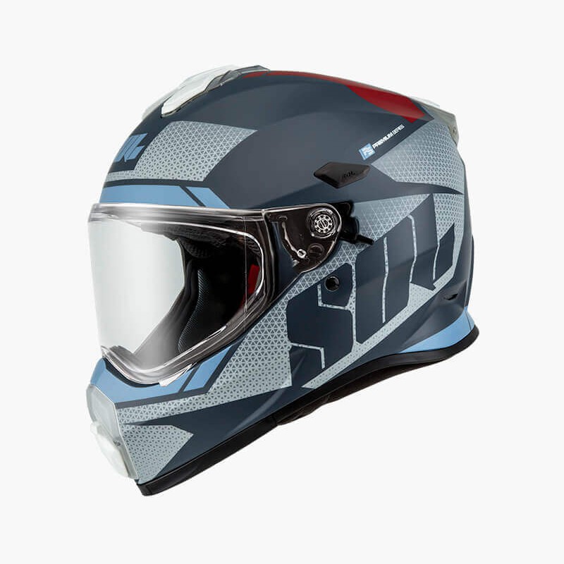 SOL SS2P SS-2P 安全帽 太空漫遊 消光灰藍 越野帽 全罩 內藏墨鏡 PC材質 | 蝦皮購物