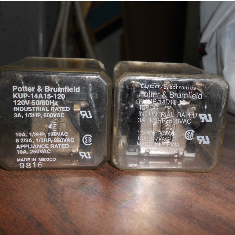 Potter & Brumfield繼電器KUMP-14D18-12線圈12VDC KUP-14A15-120 | 蝦皮購物