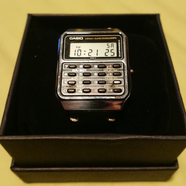 CASIO CA501 稀有復古計算機手錶 約35年 | 蝦皮購物