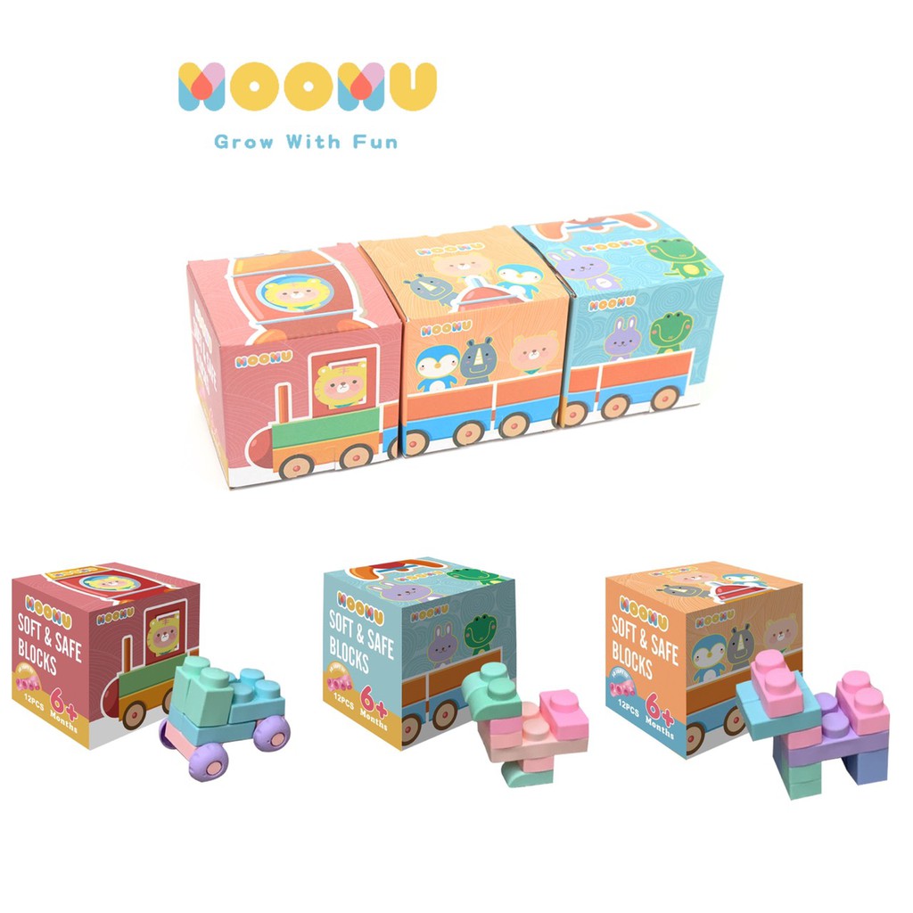 【MOOMU】香草軟積木 12 片 | 蝦皮購物