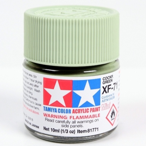 弘萬吉 TAMIYA 田宮 水性壓克力漆 XF-71 消光座艙色（日海軍軍機專用色） 10ml 貨號XF71 | 蝦皮購物