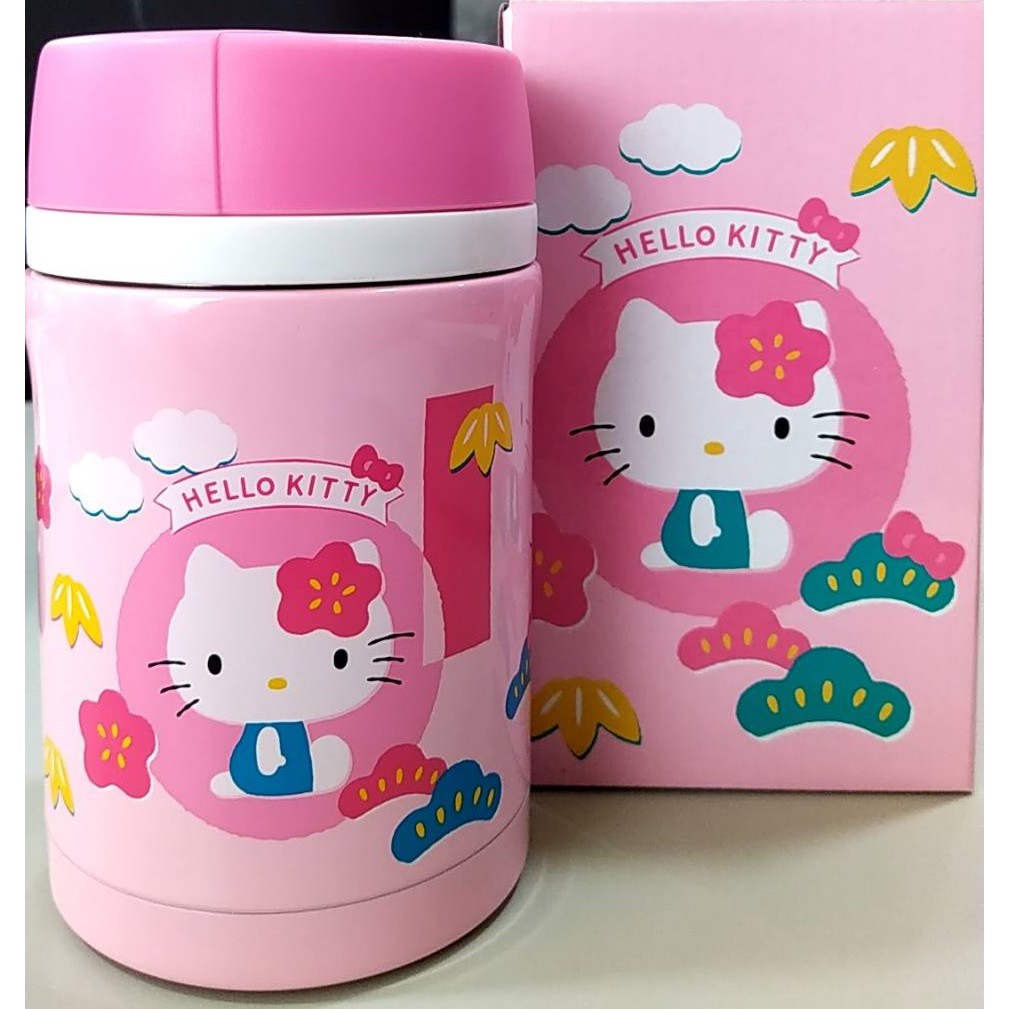 全新-Hello Kitty SUS304不銹鋼保溫料理燜燒罐 450ml /冷熱兩用/寶寶副食品好幫手/攜帶方便/大容 | 蝦皮購物