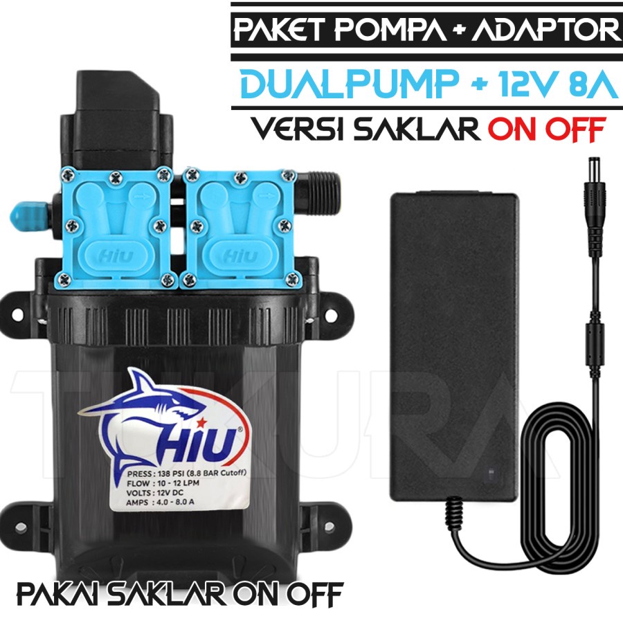 Shark 12V DC 泵組雙泵 160PSI 12V 適配器 | 蝦皮購物