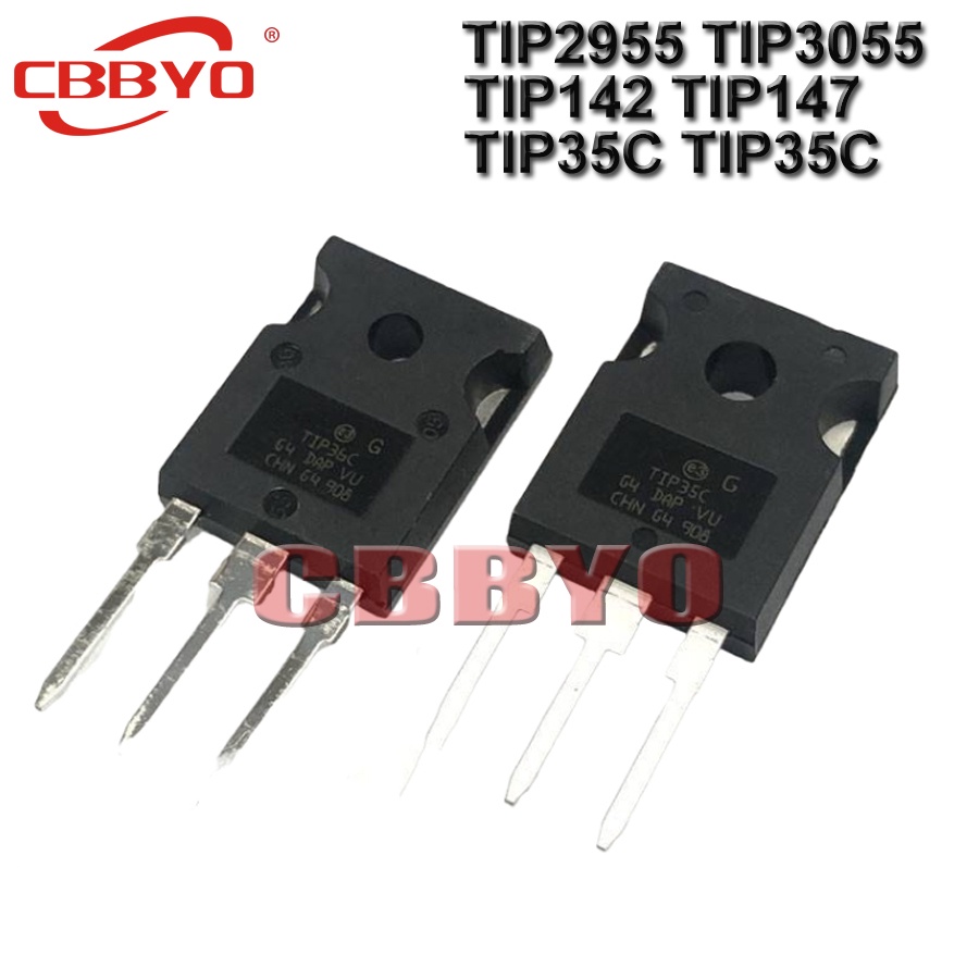 5PCS TIP35C TIP36C TIP142 TIP147 TIP2955 TIP3055 TO-247 TO24 | 蝦皮購物