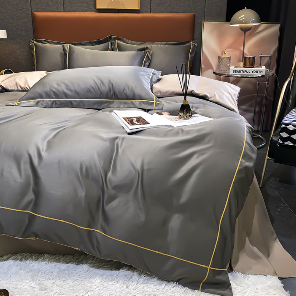 Arvo Home 柔順絲滑涼感床包組 絲滑緞面 親膚床包被套組 夏季床包 夏被 涼被套 涼感被 絲滑感 涼被四件組 | 蝦皮購物