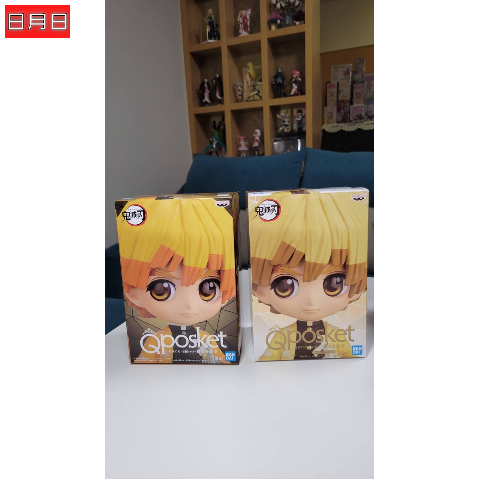【明日小舖】日版 Qposket QP 鬼滅之刃 我妻善逸 善逸 A款 B款 原色 異色 站姿 Q版 全新未拆 | 蝦皮購物