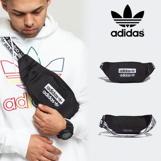 【吉喆】現貨 adidas R.Y.V. 三葉草 雙排標誌 運動 休閒 斜背包 腰包 EJ0974 | 蝦皮購物