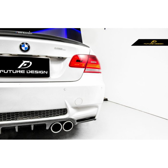 【Future_Design】BMW E92 E93 改 M3後保專用 HAMANN款 抽真空 卡夢 後下巴 | 蝦皮購物