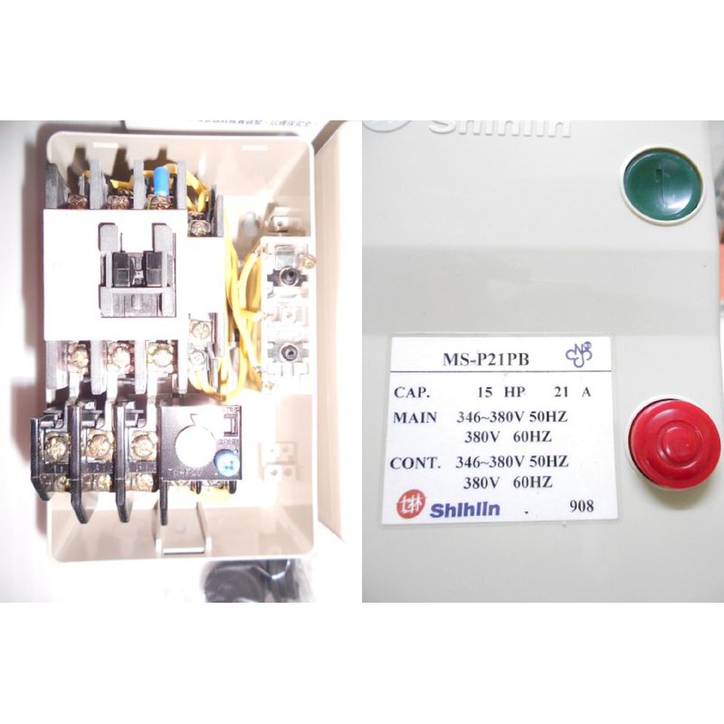 士林電機MS-P21PB電磁接觸器/電磁開關 5HP15A/15HP/21A | 蝦皮購物