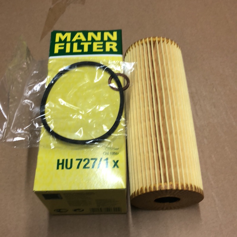 德國 MANN 機油芯 HU727/1X W124 W140 W210 四缸 下標前請先詢問 或給車身確定 | 蝦皮購物