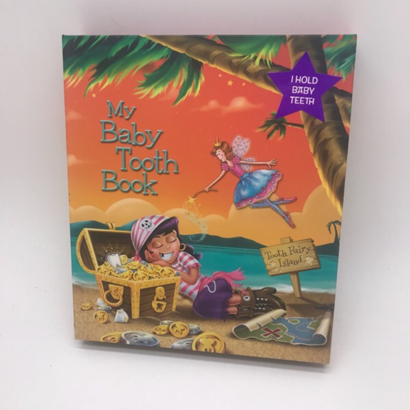 美國進口 Baby tooth album 乳齒保存盒 乳牙保存盒 乳牙盒 乳齒盒 女海盜款 | 蝦皮購物