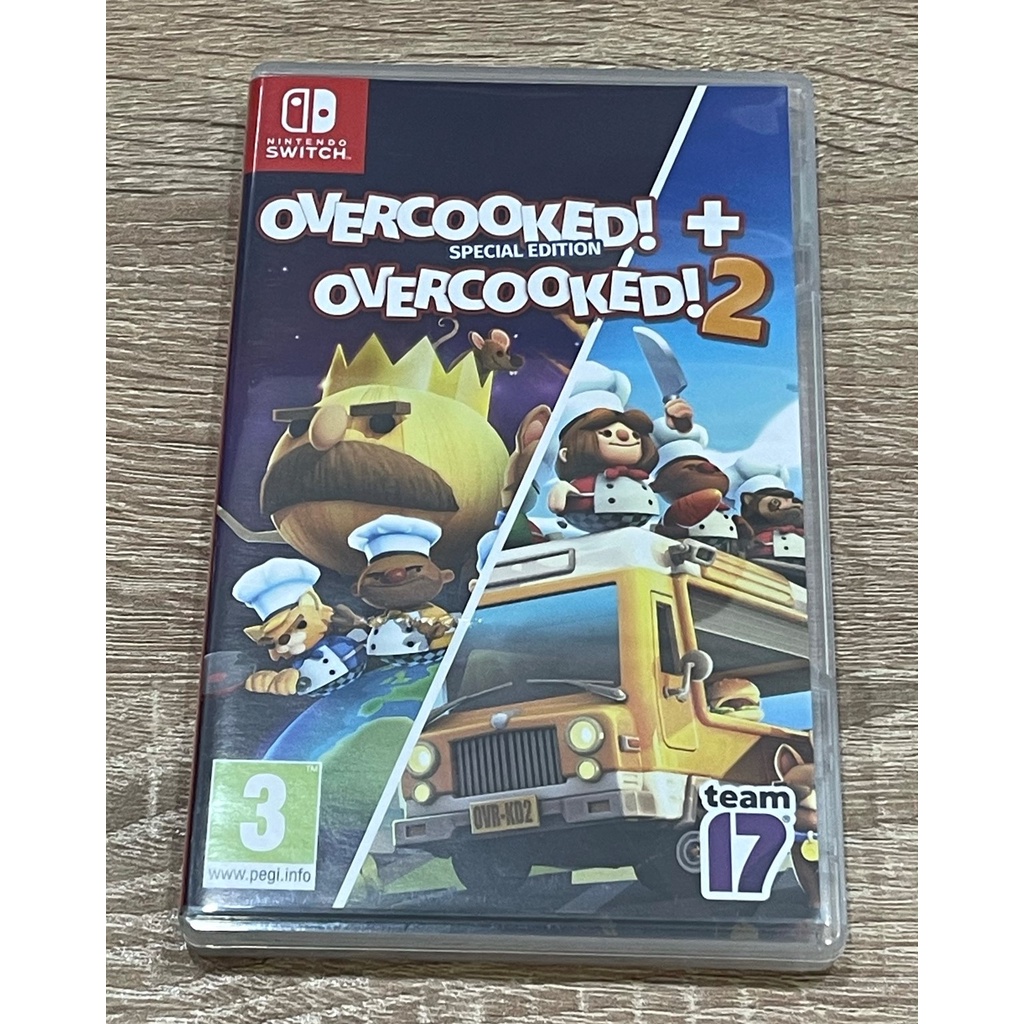 NS Switch 煮過頭 1+2 合輯 中文版 煮過頭1 煮過頭2 Overcooked 二手 | 蝦皮購物