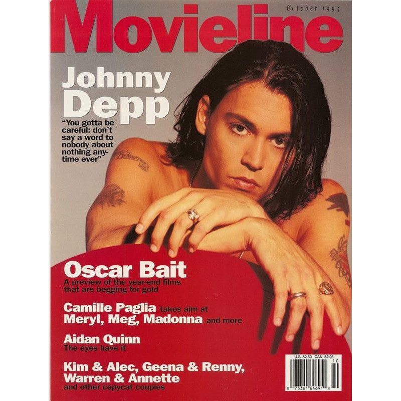 雜誌封面 Movieline - Johnny Deep (Magazine Cover) 強尼·戴普 | 蝦皮購物