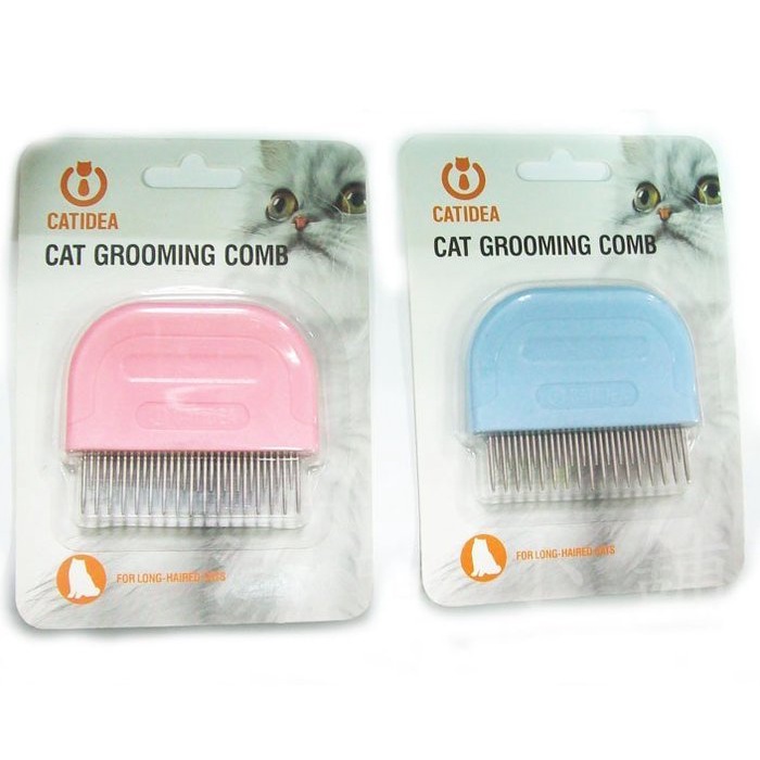 ☆汪喵小舖2店☆ CATIDEA 迷你長毛貓美毛梳 // 貓咪、小動物均適用 | 蝦皮購物